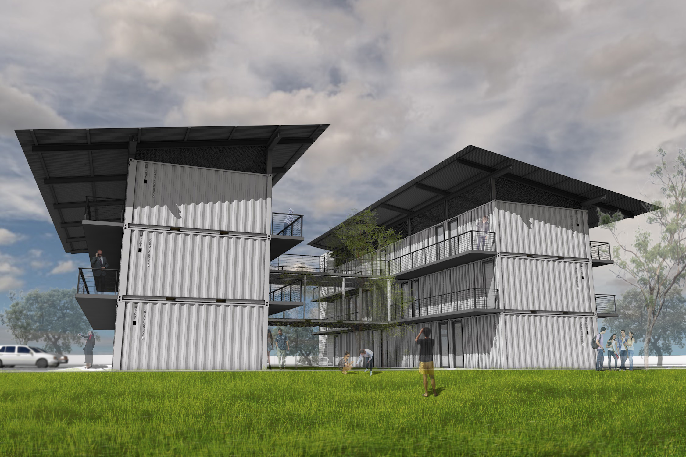 Shipping Container Student Housing - Architect Magazine