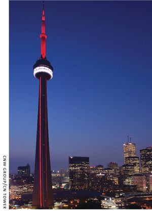 Toronto Nightscape Gets a New (Old) Addition