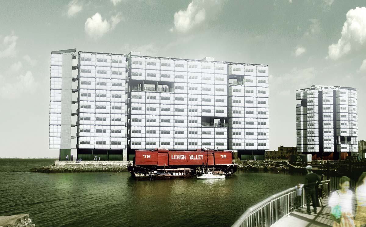 Rapidly Deployable Inflatable Containers