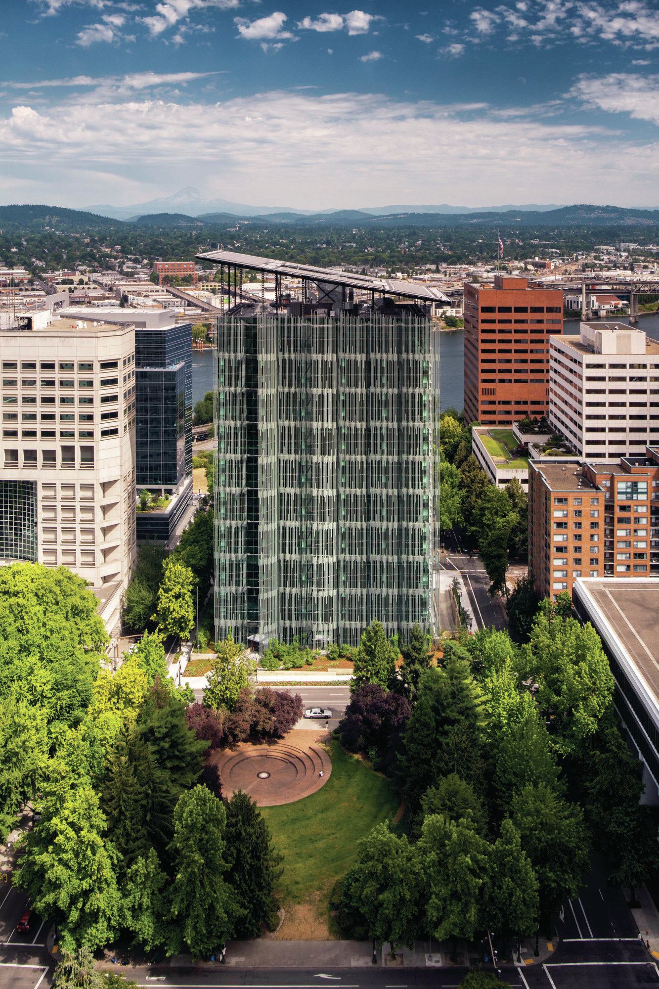 Edith Green–Wendell Wyatt Federal Building, designed by Cutler Anderson ...