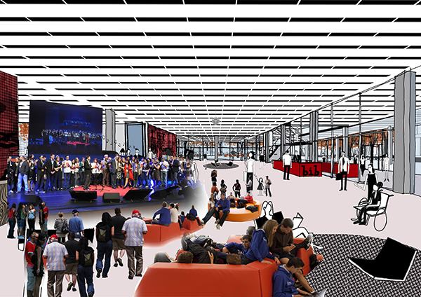 Early MLK Library Designs by Mecanoo and Martinez+Johnson Architecture