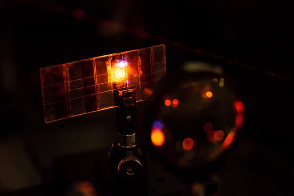 Someday, Solar Cells Could Double as Light Displays