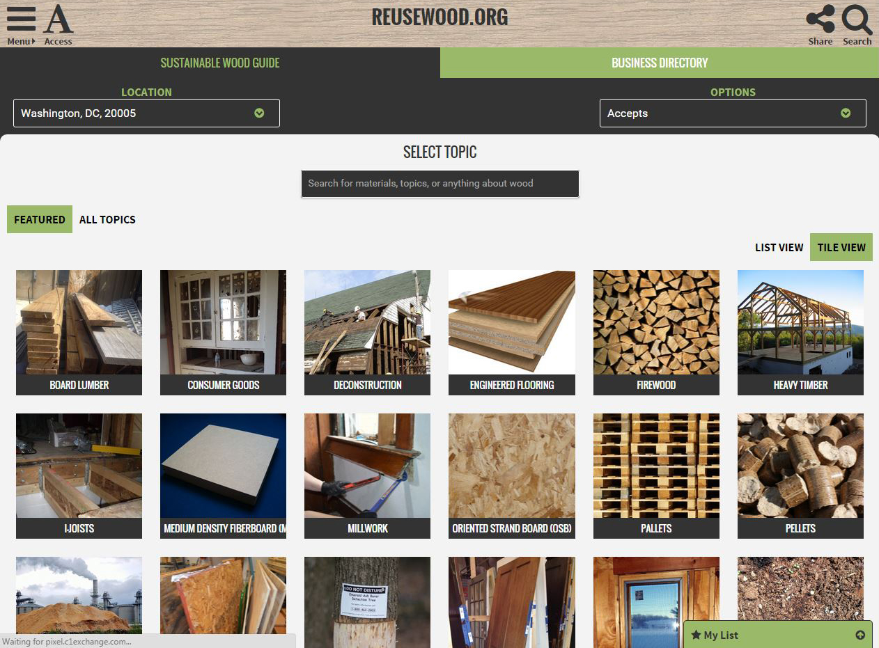 A New Website Tells You Where To Buy and Sell Salvaged Wood