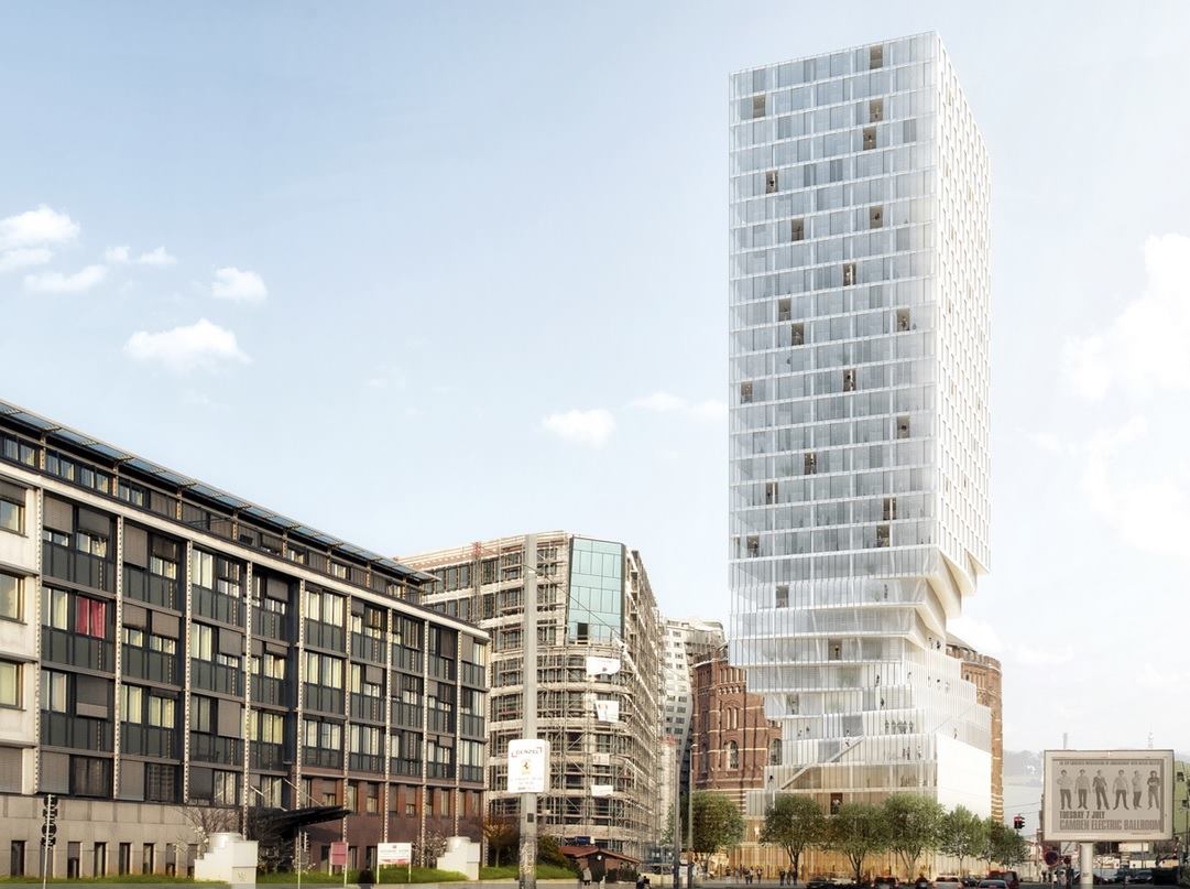 MVRDV Wins Competition to Design Vienna Tower