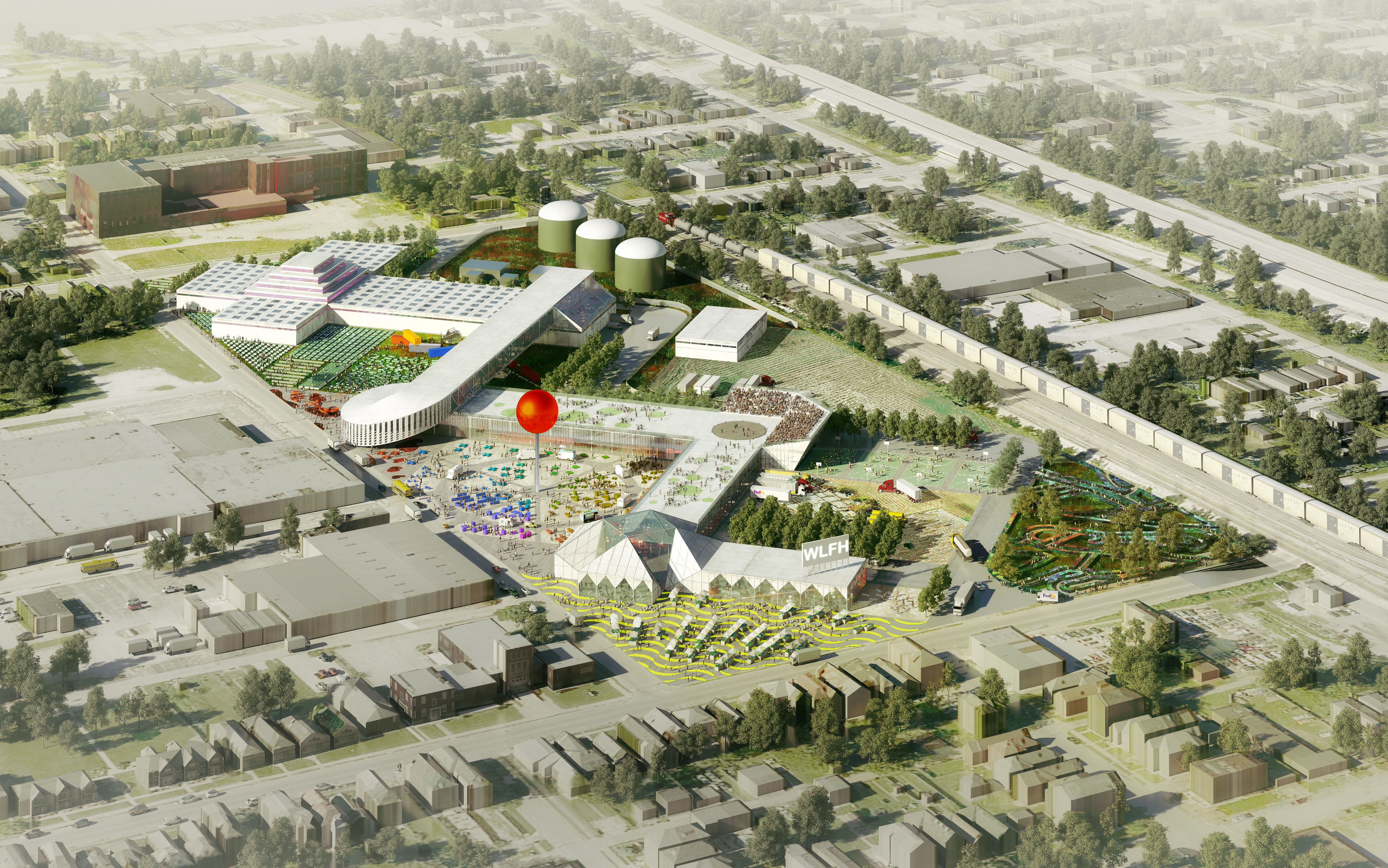 OMA Designs Master Plan for Kentucky Food Market