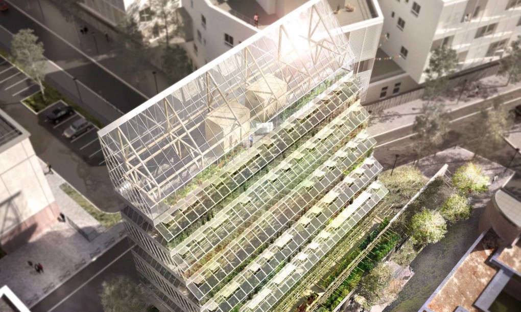 An Urban Farm Tower in France
