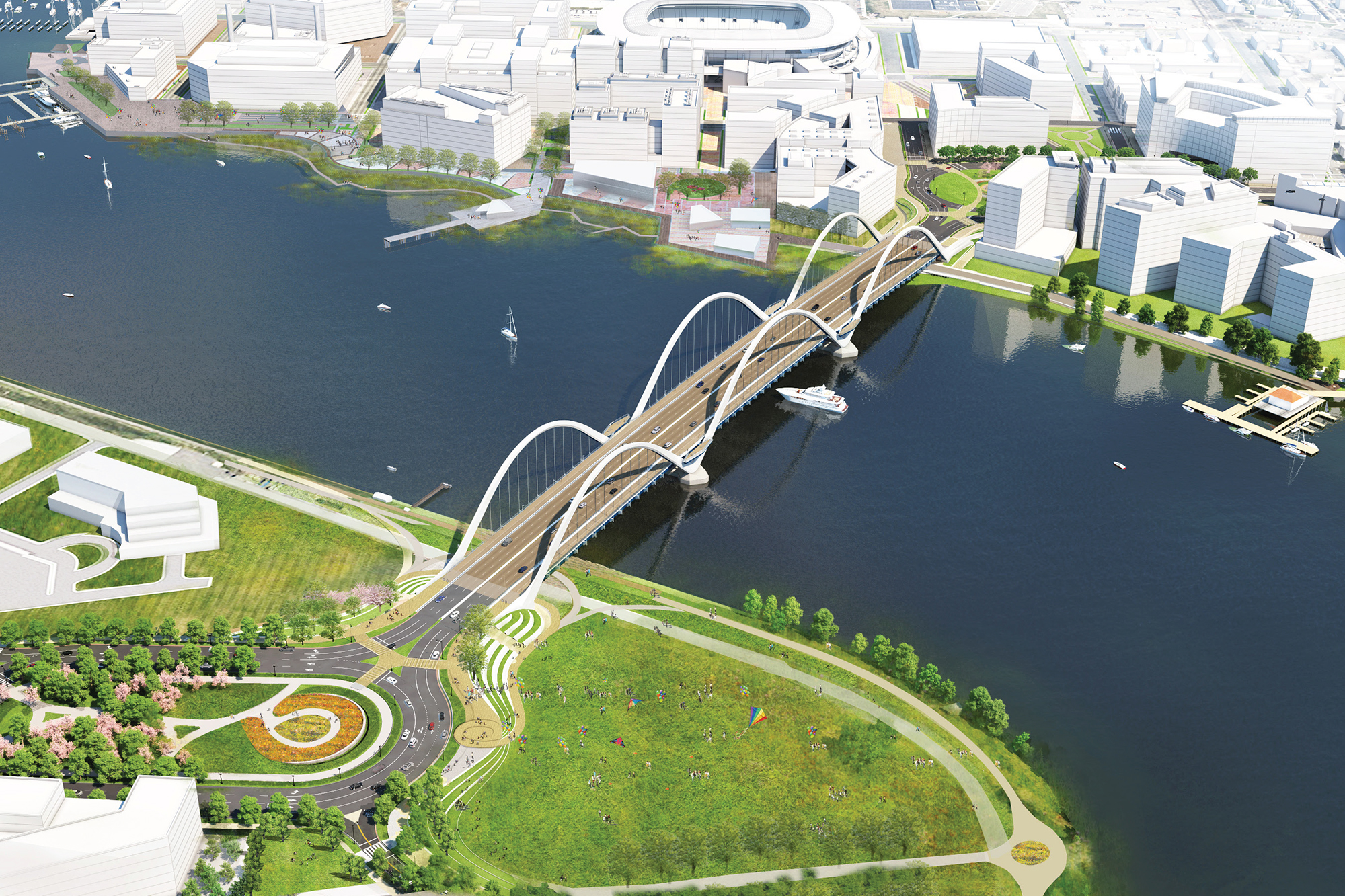 Design Announced for New Frederick Douglass Memorial Bridge in D.C.