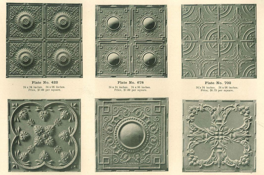 The Timeless Charm of the Tin Ceiling