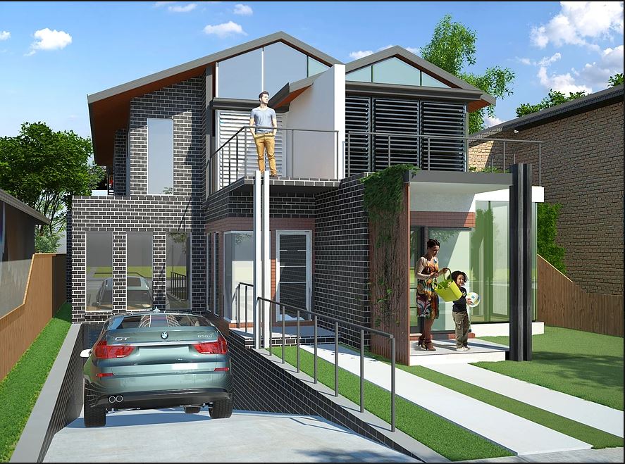 Duplex on 12 m frontage - Architect Magazine