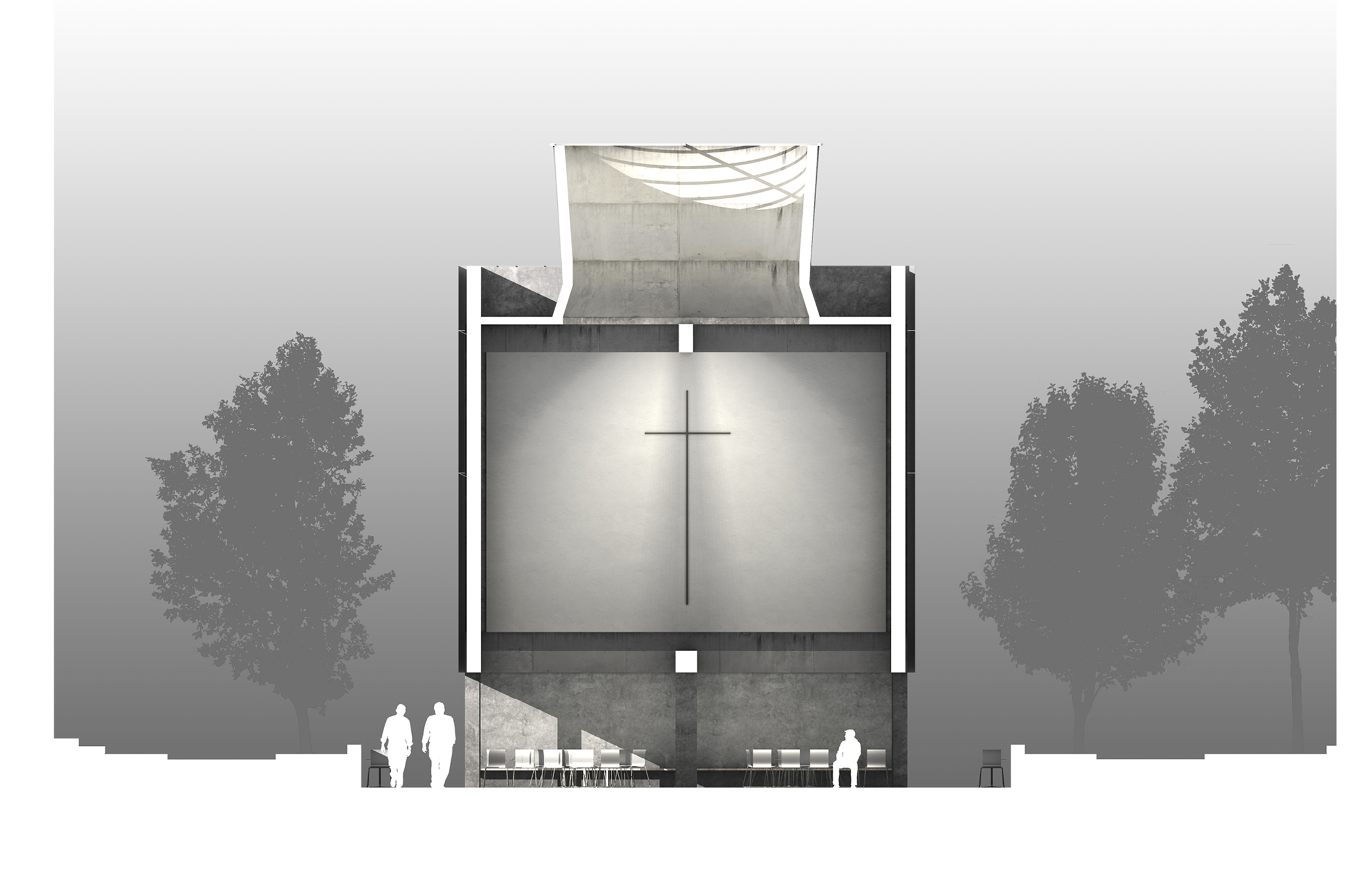 Methodist Le Bonheur Healthcare - Garden Chapel Pavilion (cooling tower ...