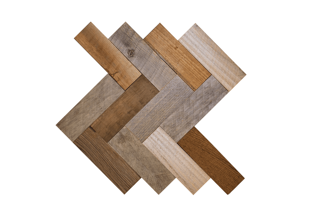 Five Textured Wood Panels