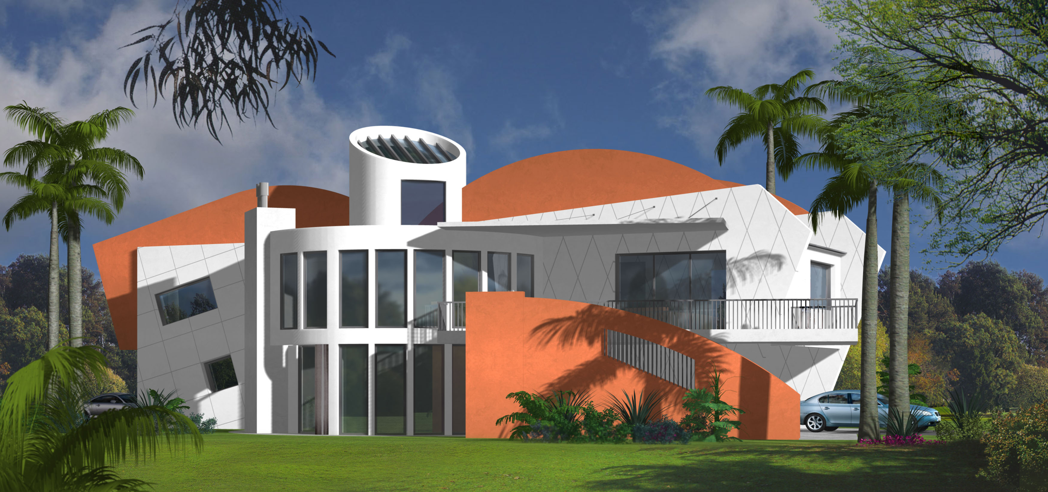 Contemporary Multi-Generation Custom Home Concept - Architect Magazine