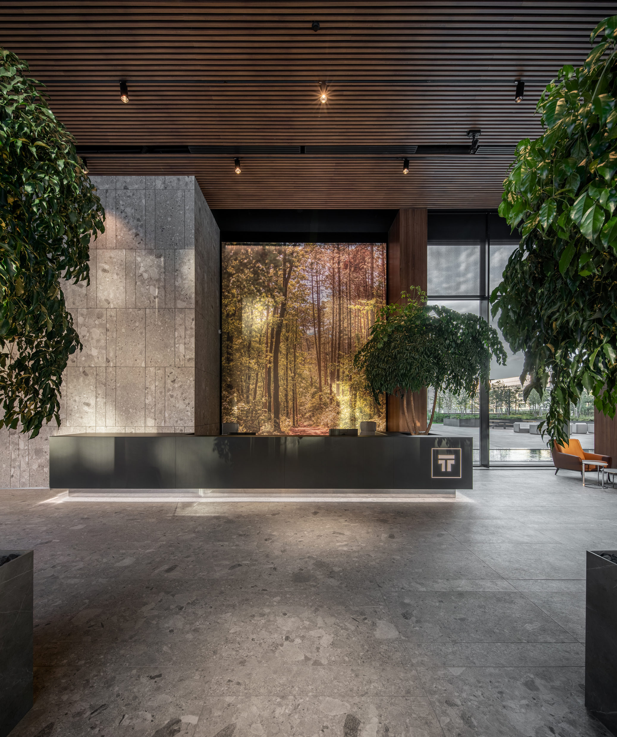 Hall of a residential complex Teris Hall - Architect Magazine