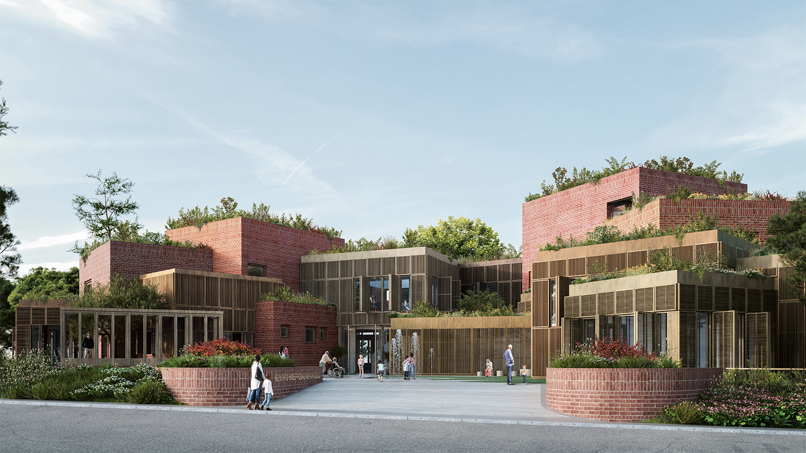 Elderly care centre, nursery and neighbourhood park - Architect Magazine