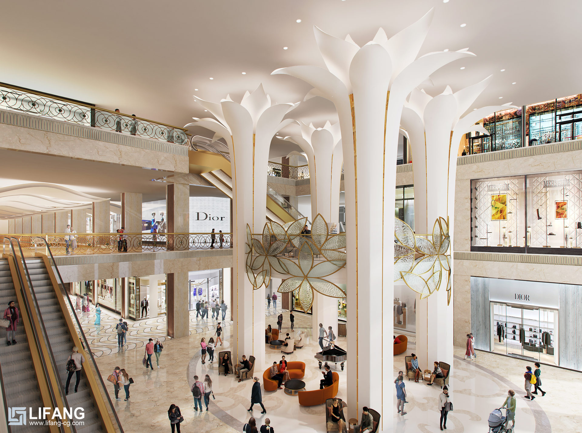 Interior design of retail/commercial rendering - Architect Magazine