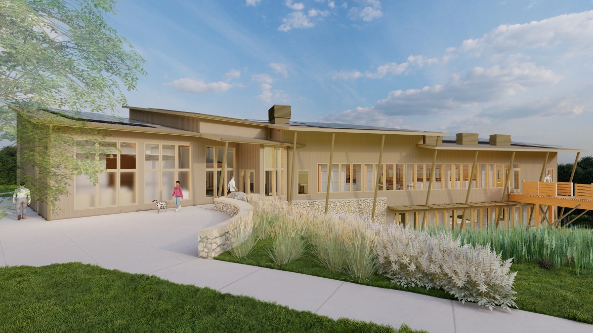 Trombe Wall Powers New Net-Zero Headquarters