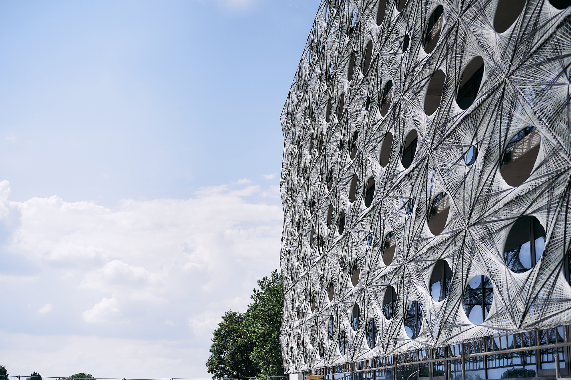 New Building in Germany Demonstrates Advances in Textile Architecture