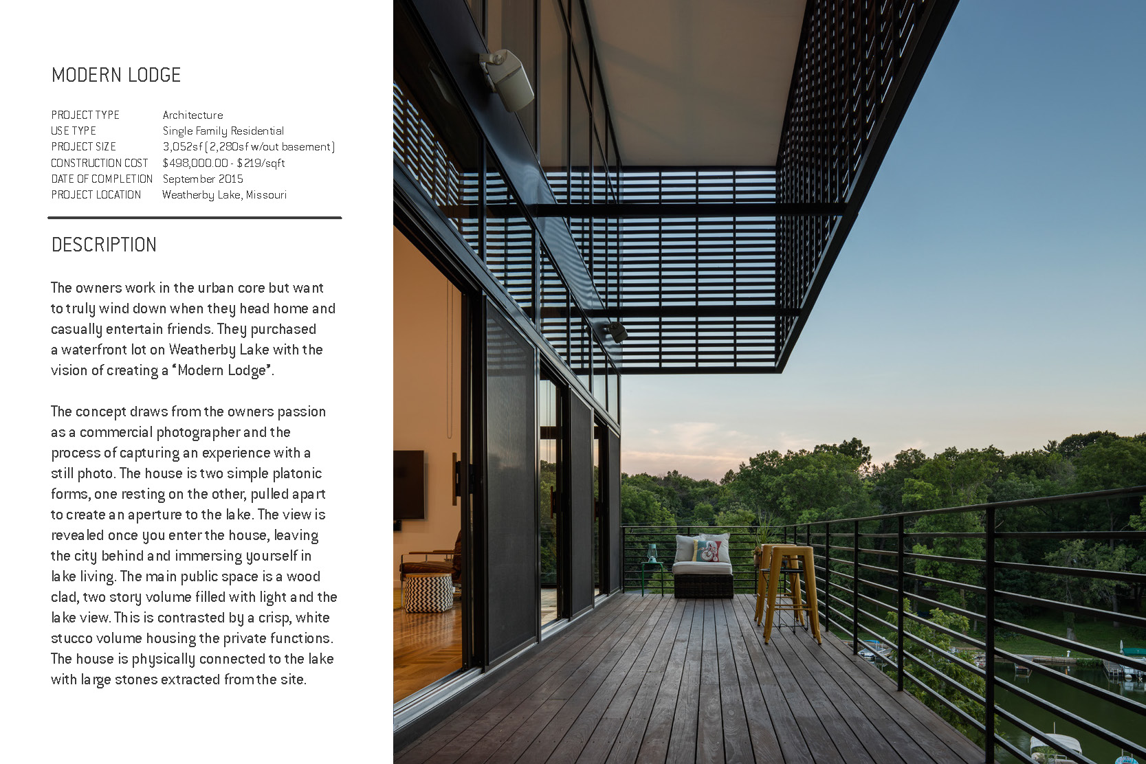 Modern Lodge - Architect Magazine