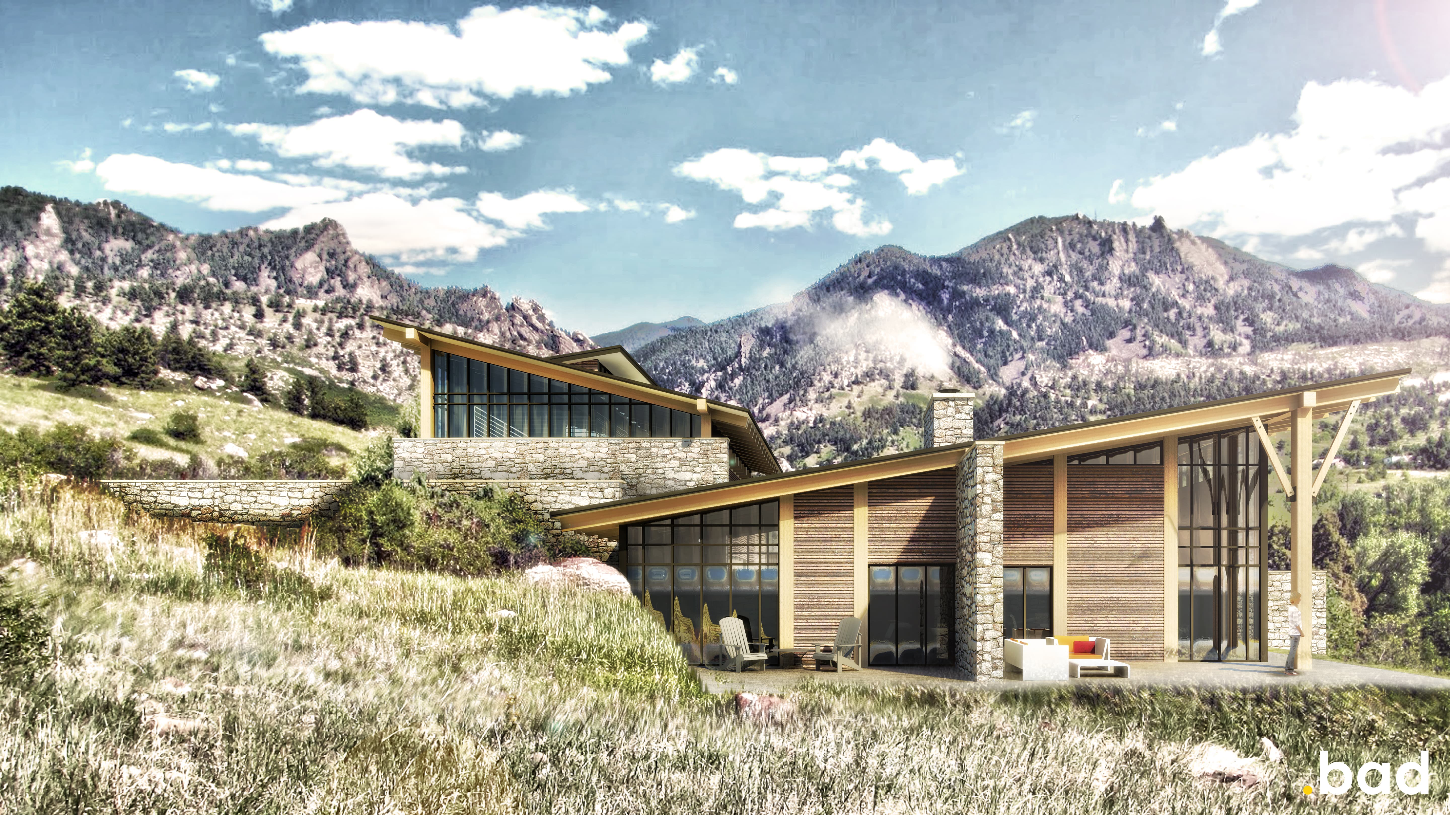 rural modern in the rocky's - Architect Magazine
