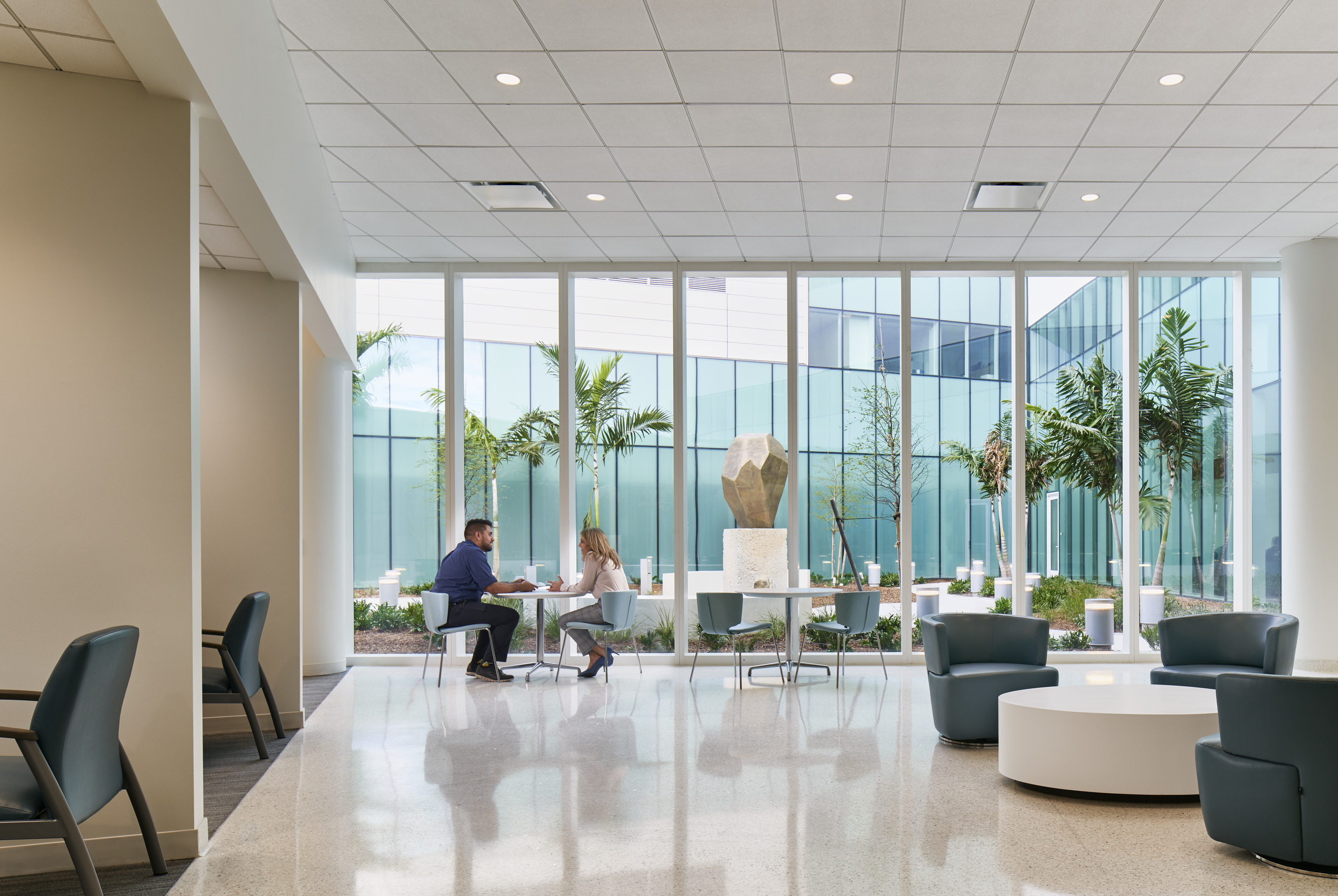 A Hospital Complex That Channels Miami Beach