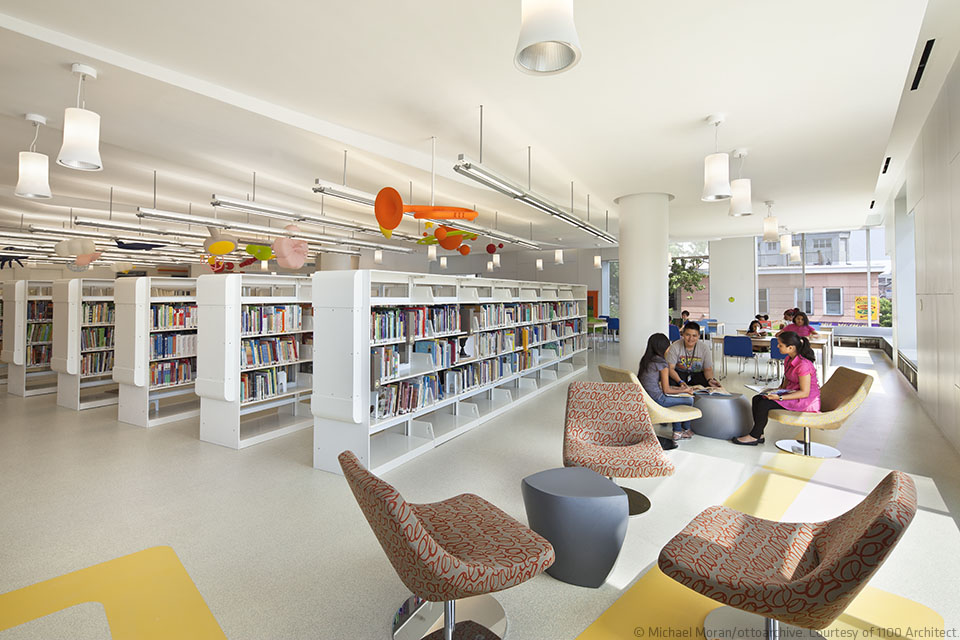 Queens Central Library, Children’s Library Discovery Center - Architect ...