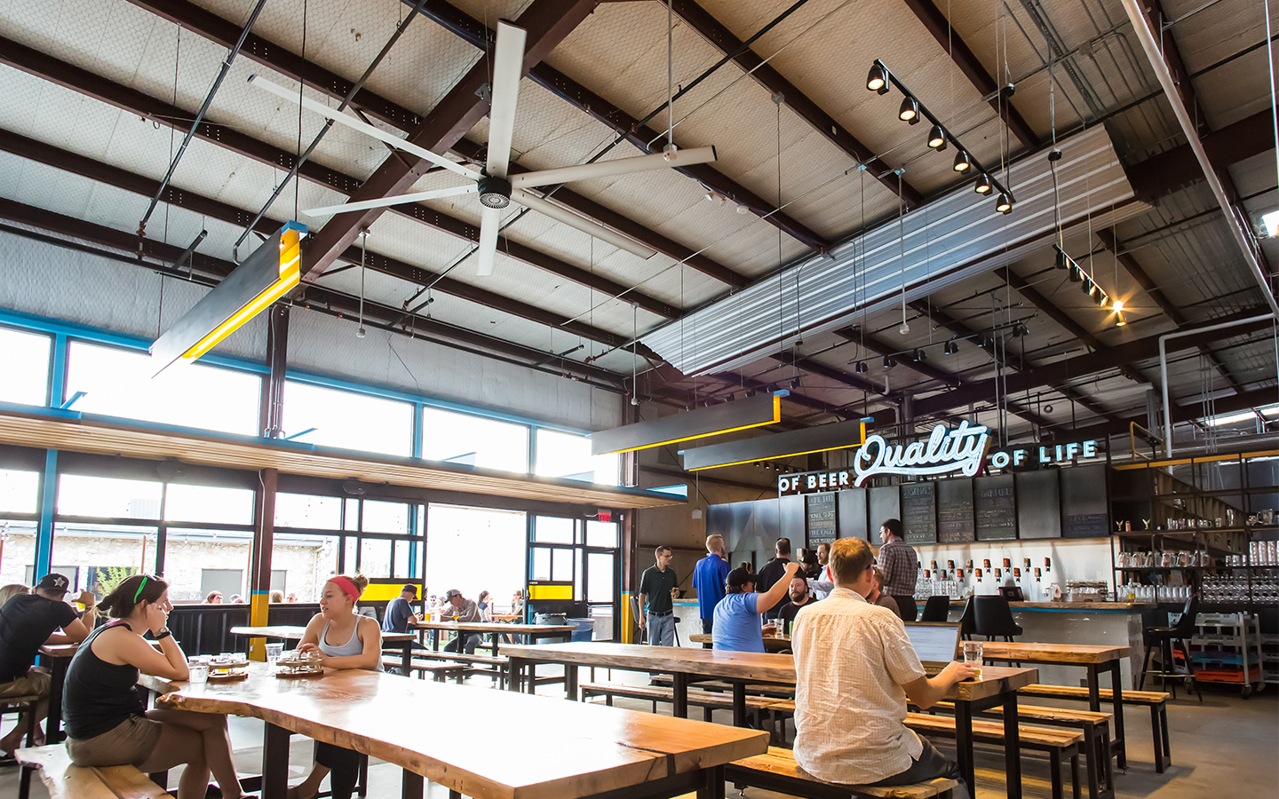 Big Commercial Fans Spin Indoor Air Quality Into the Future