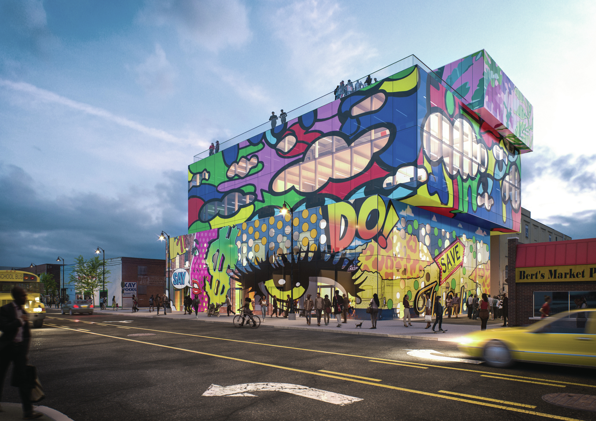 Glass Mural in Detroit’s Eastern Market - Architect Magazine