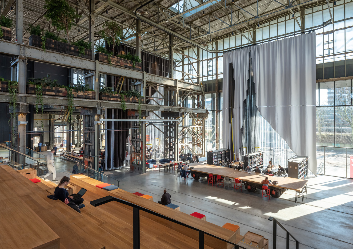 LocHal Library Interior Design by Mecanoo - Architect Magazine