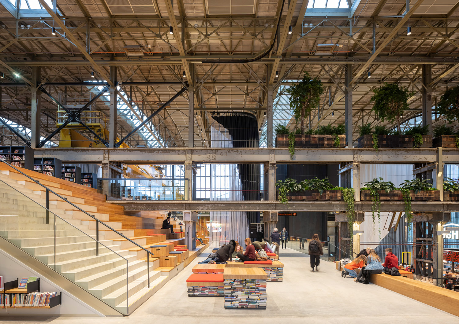 LocHal Library Interior Design by Mecanoo - Architect Magazine