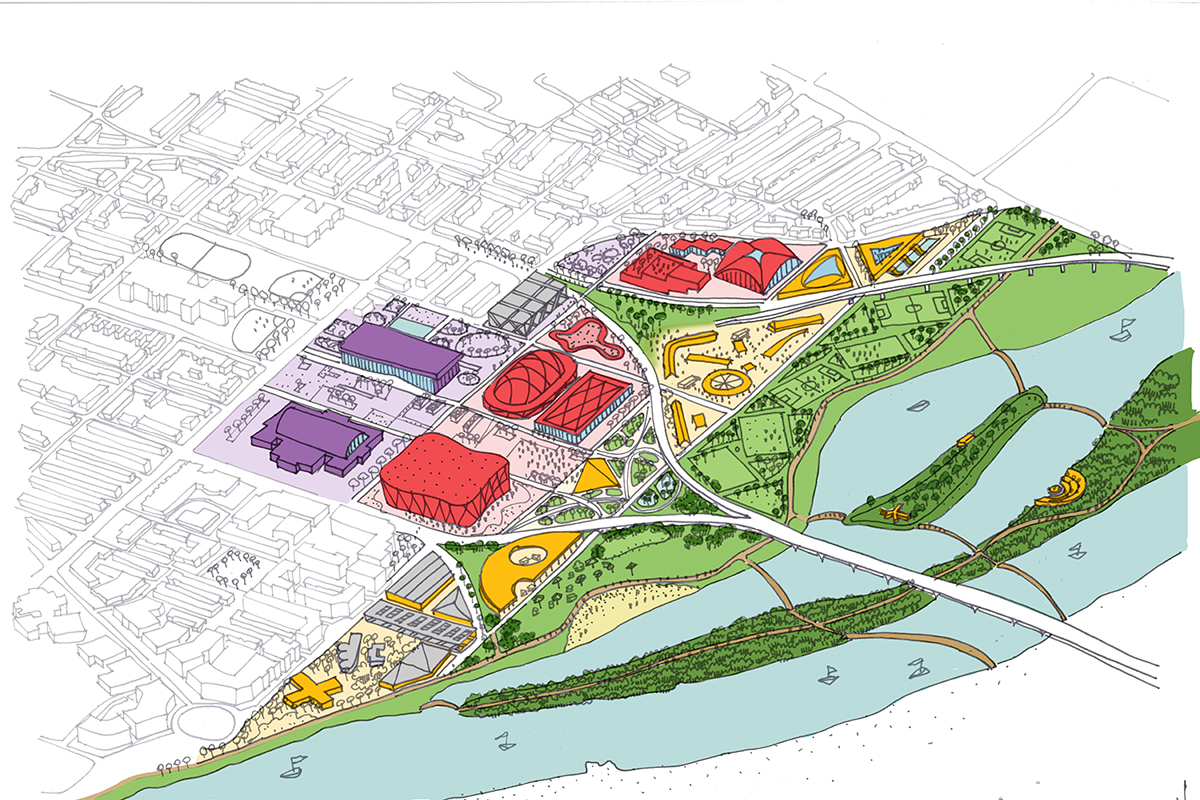RFK Stadium-Armory Campus Masterplan - Architect Magazine