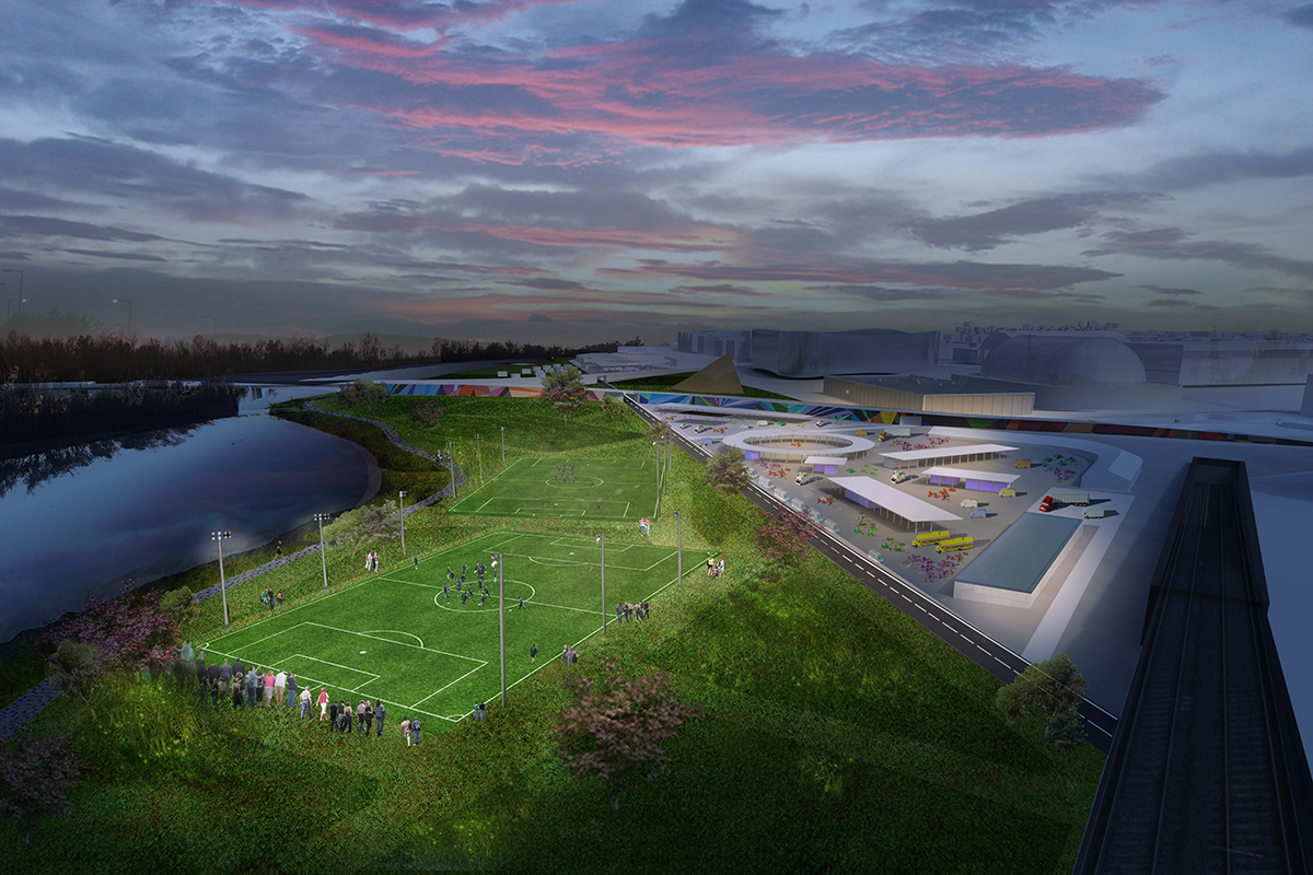 RFK Stadium-Armory Campus Masterplan - Architect Magazine