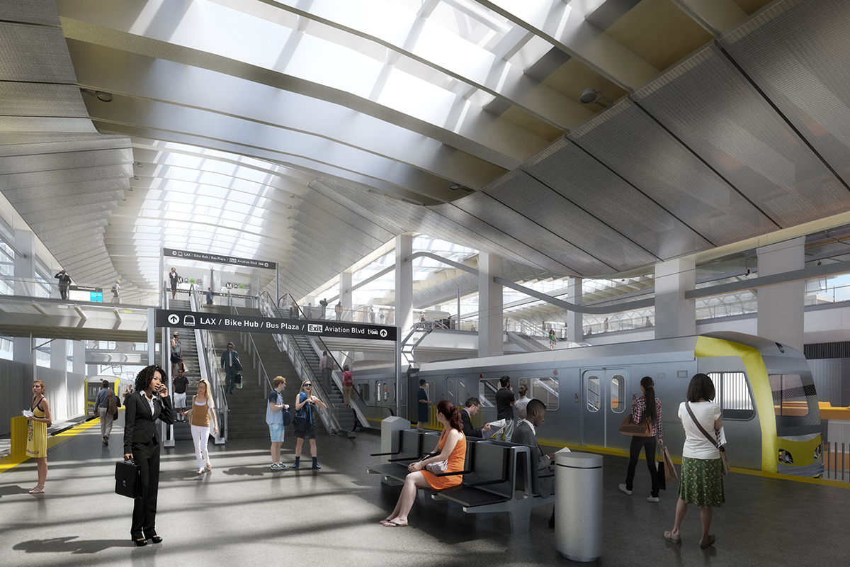 LAX Metro Airport Connector Station - Architect Magazine