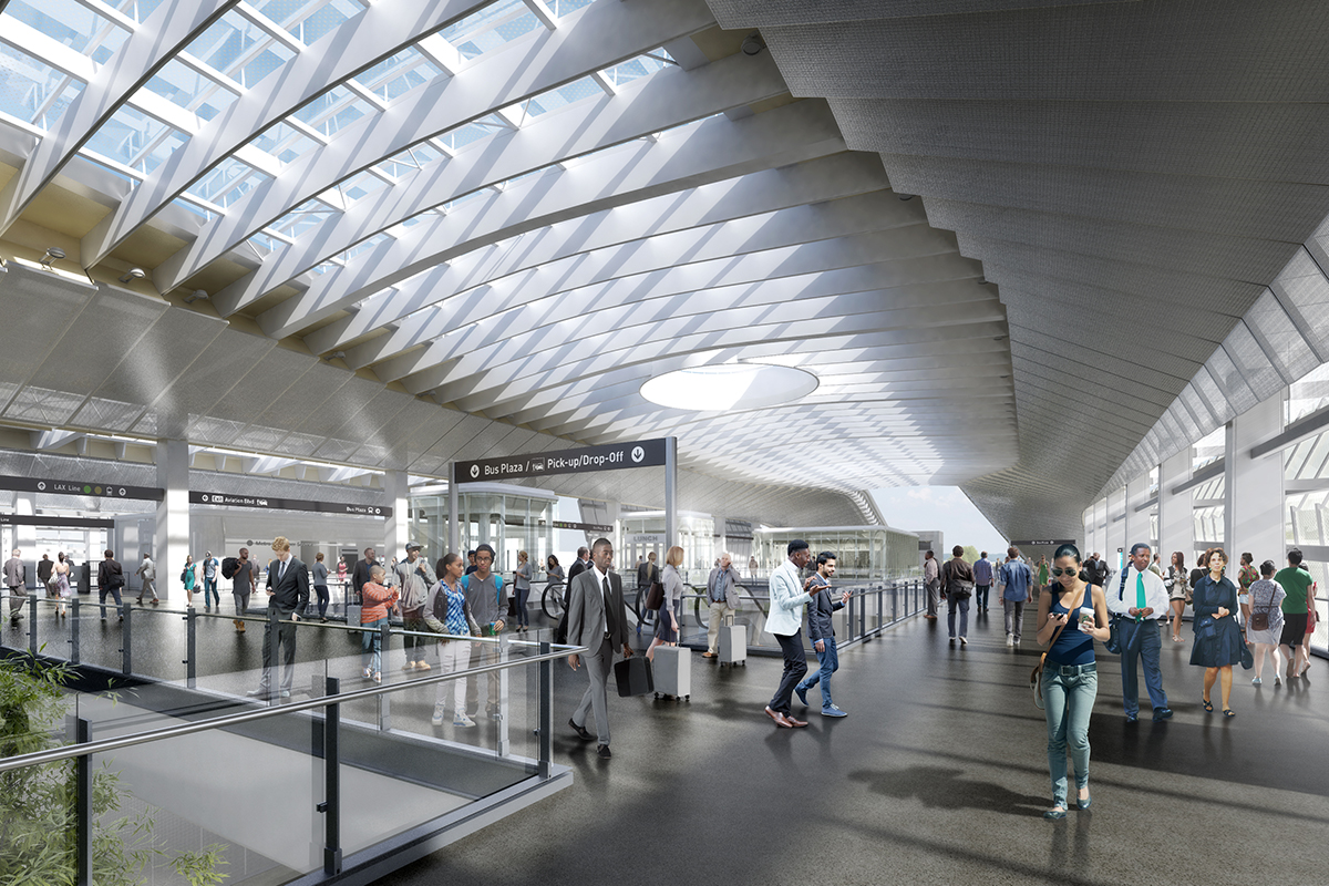LAX Metro Airport Connector Station - Architect Magazine