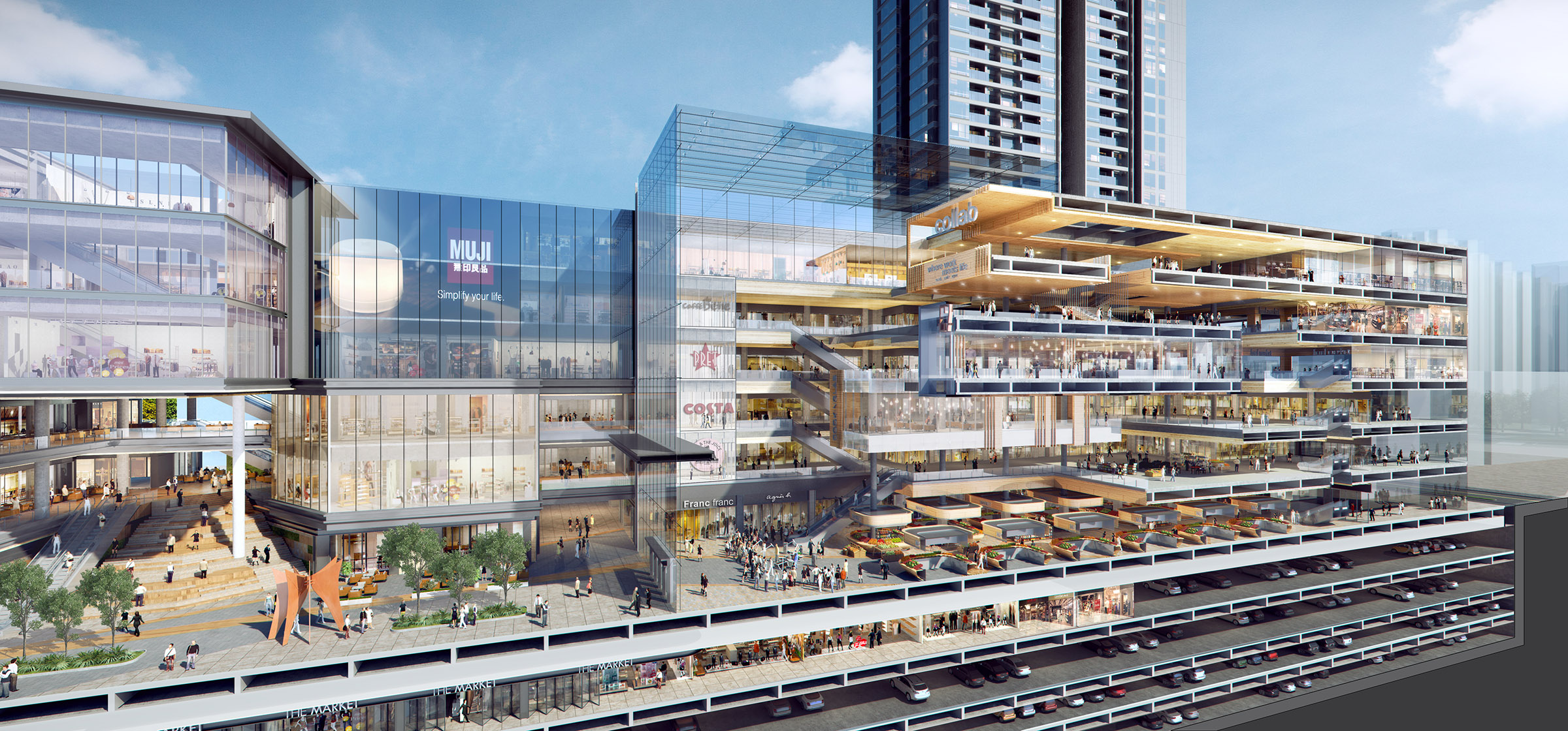 10 DESIGN | Sungang MixC Market Hall - Architect Magazine