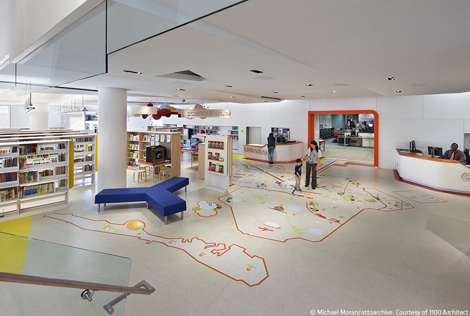 Queens Central Library, Children’s Library Discovery Center - Architect ...