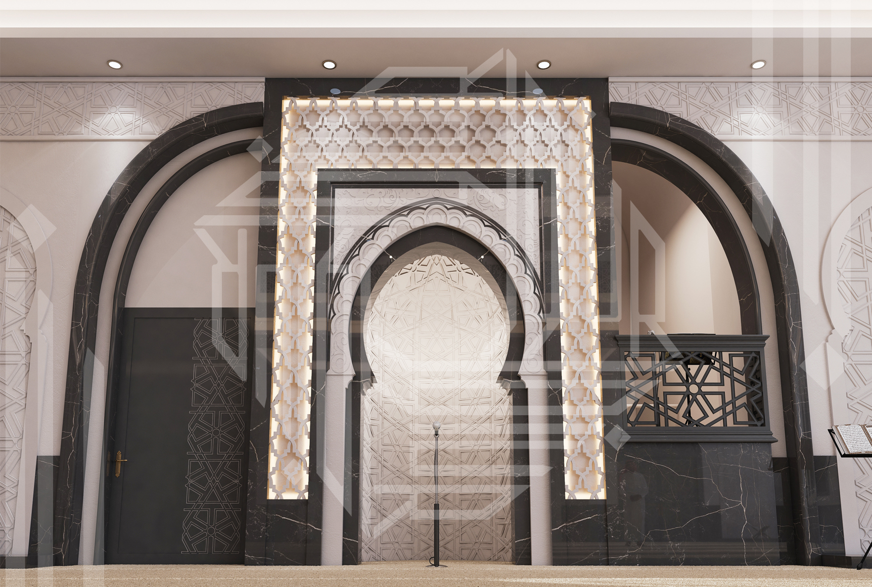 Mosque Interior Design -Prayer Room - Architect Magazine