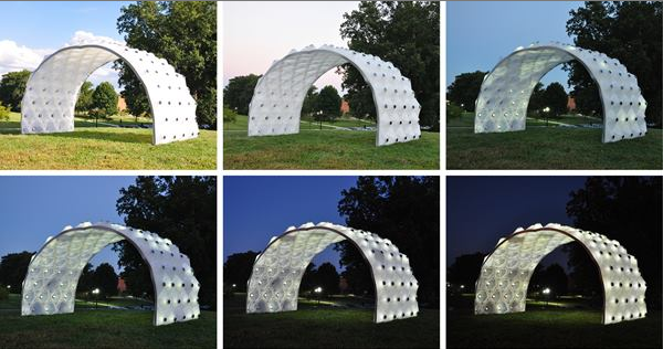 A 3D-Printed Pavilion Illuminates the Sun's Path
