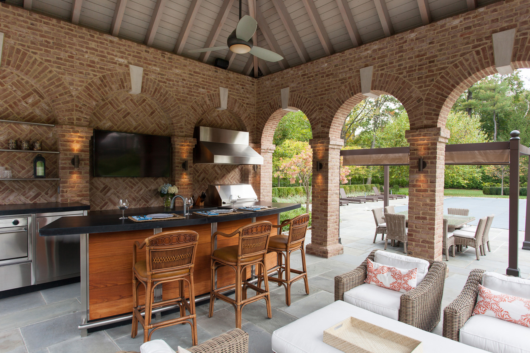 Pool Pavilion on a Classic Georgian Estate - Architect Magazine