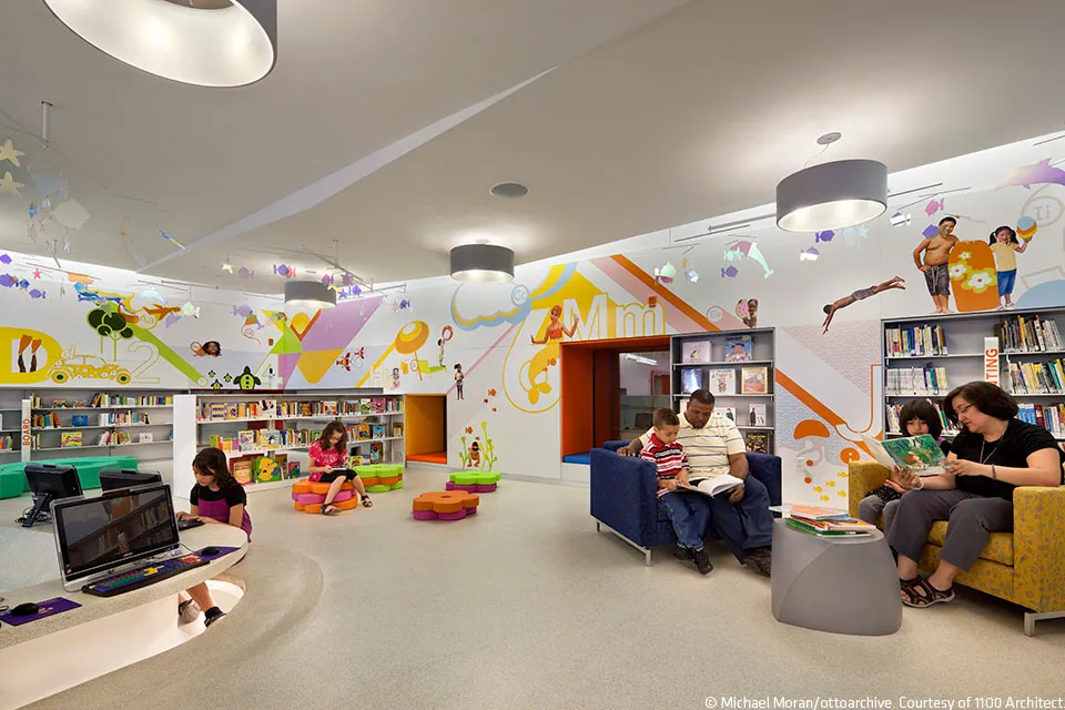 Queens Central Library, Children’s Library Discovery Center - Architect ...