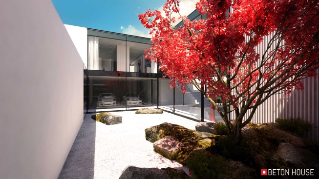 911 House - atrial house by Beton House - Architect Magazine
