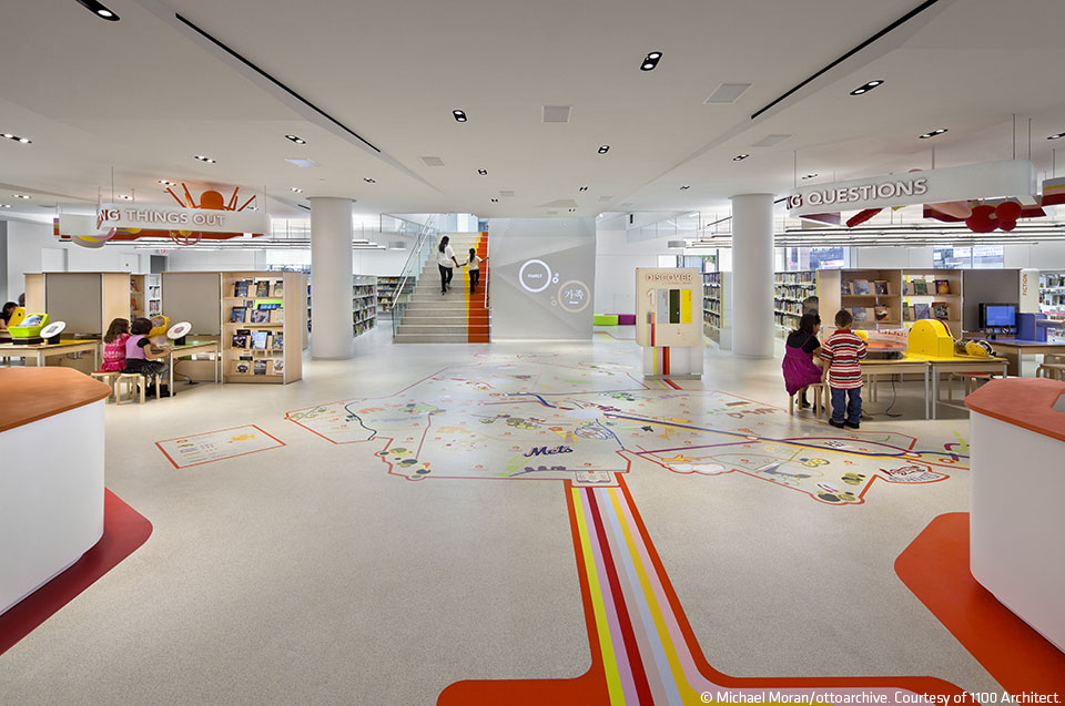 Queens Central Library, Children’s Library Discovery Center - Architect ...