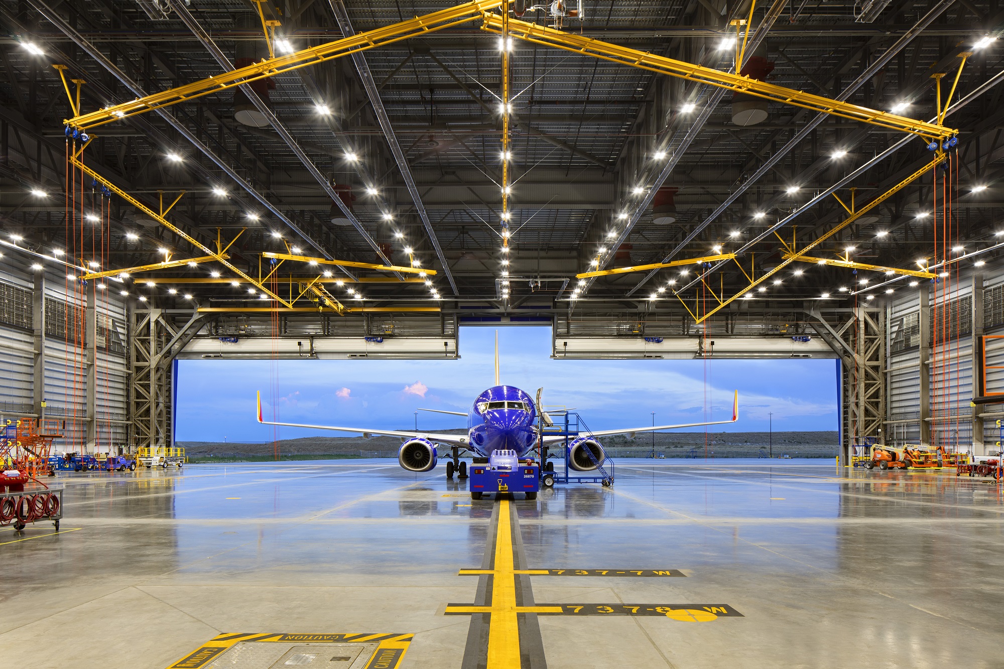 Southwest Airlines DEN Aircraft Maintenance Center - Architect Magazine