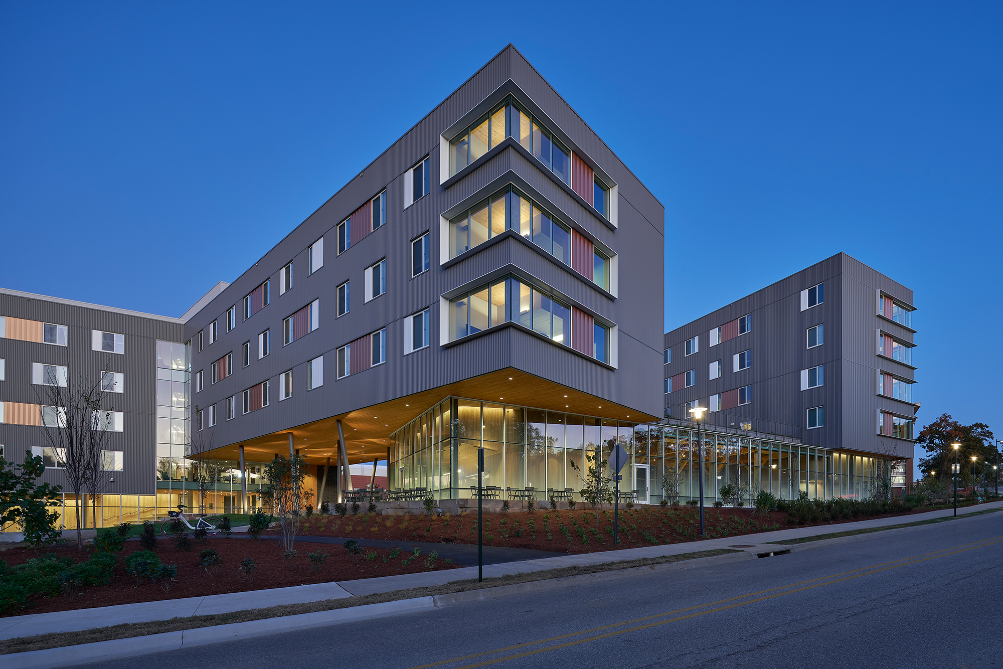 Timber Abounds at the University of Arkansas Adohi Hall