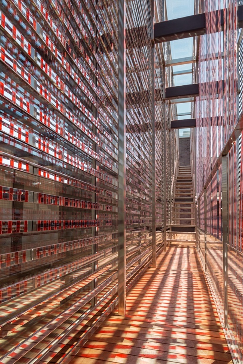 Red Mirror Strips - Architect Magazine