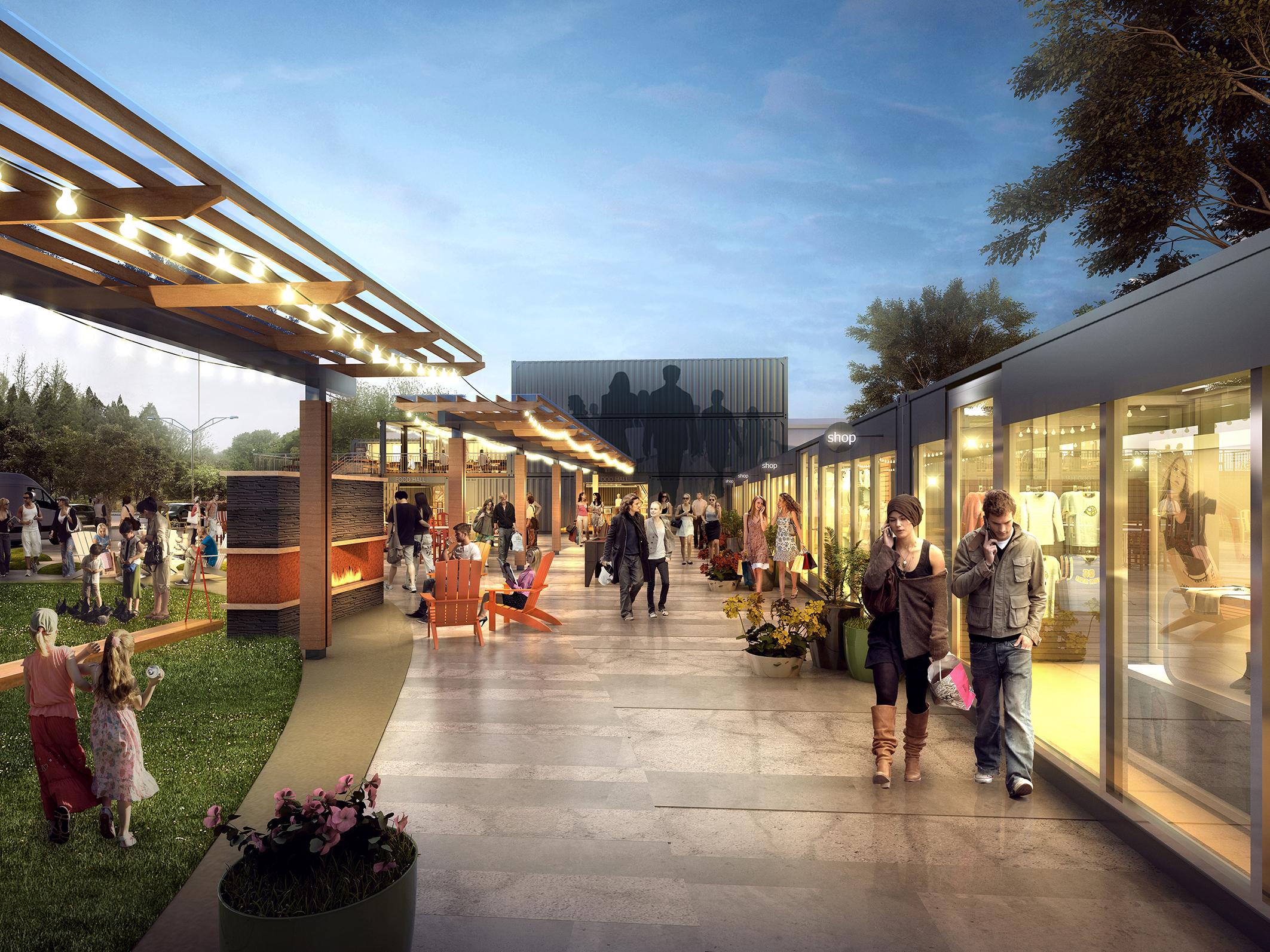 Popbox Container Park - Architect Magazine