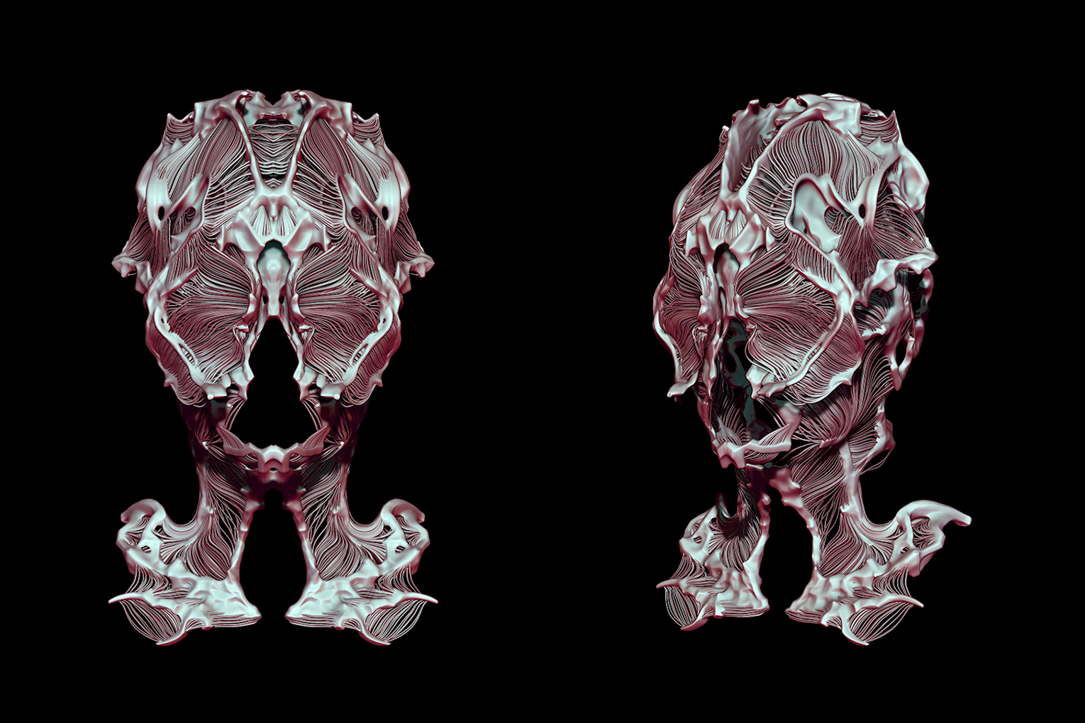 Neri Oxman Designs Rottlace, a Series of 3D-Printed Masks for Björk