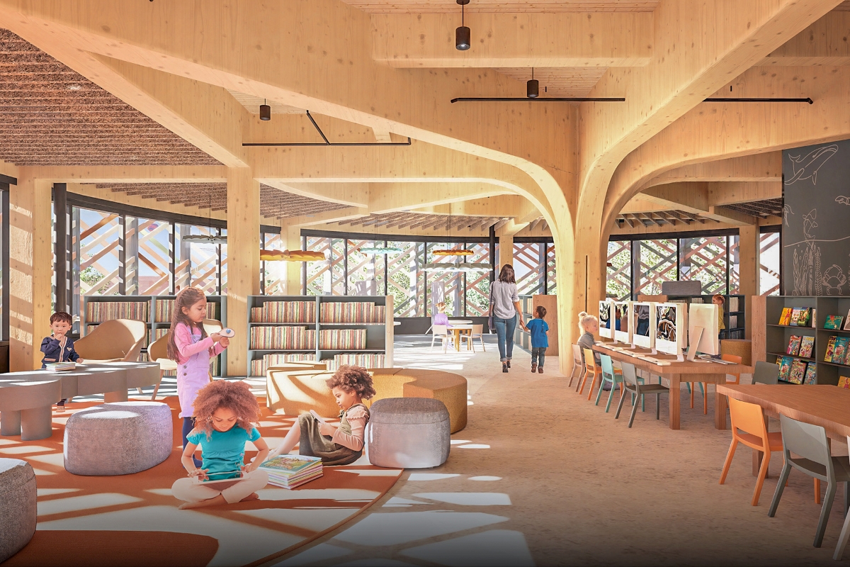 MASS Design Group and Marble Fairbanks Architects Design a Library That ...
