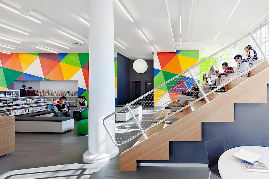 HAMILTON GRANGE LIBRARY TEEN CENTER - Architect Magazine