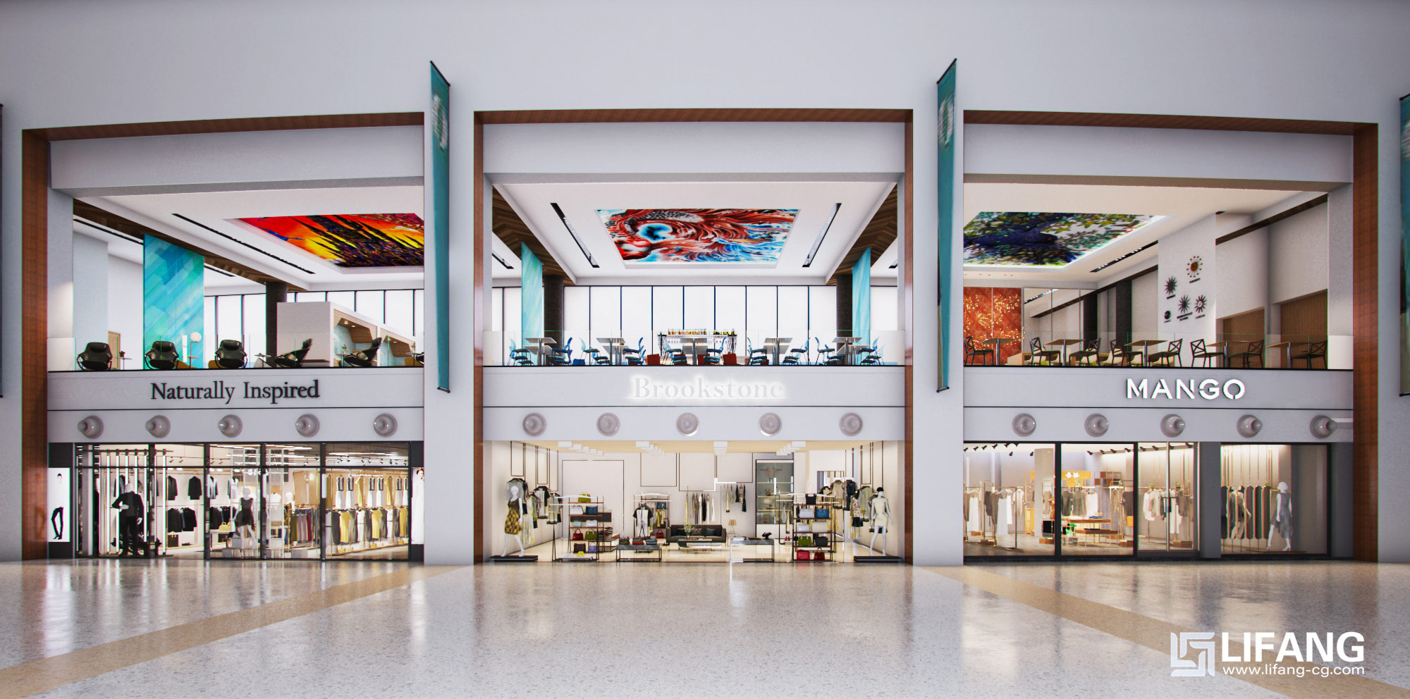Interior design of retail/commercial rendering - Architect Magazine