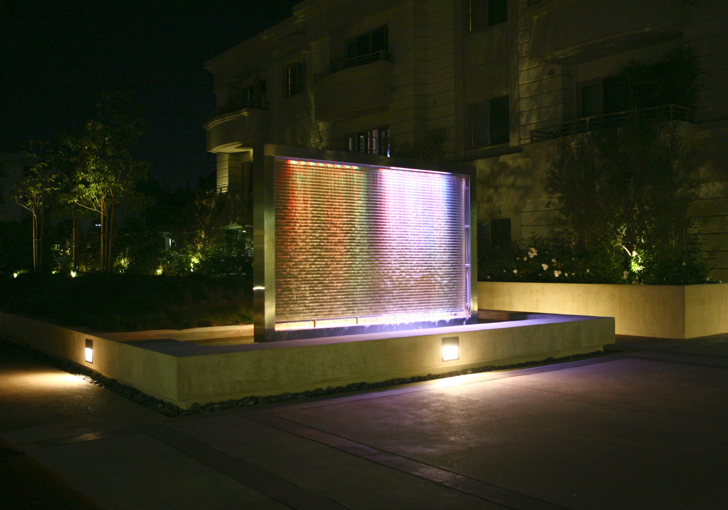 Waterfall Feature at Grand Vista Apartment Community - Architect Magazine